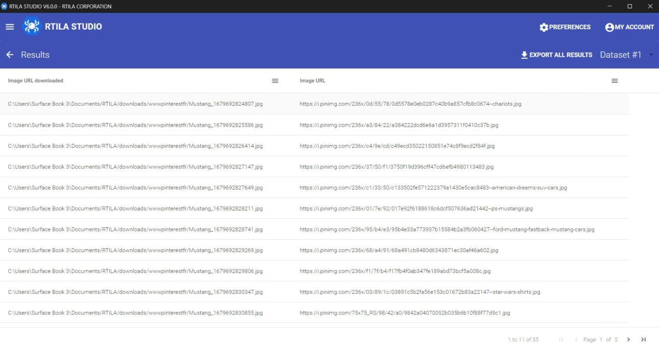 Auto Download Pinterest Images | RTILA Web Business Automation