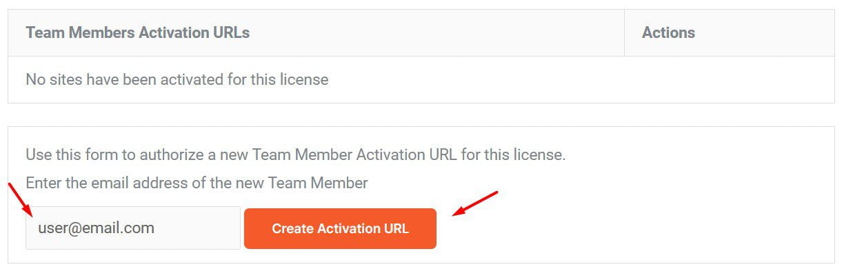 Team Member Activation URL & License – RTILA Web Business Automation