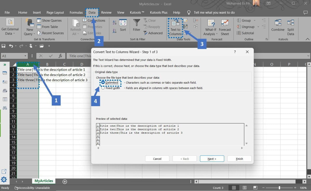 Read data from a txt or csv file | RTILA Web Business Automation