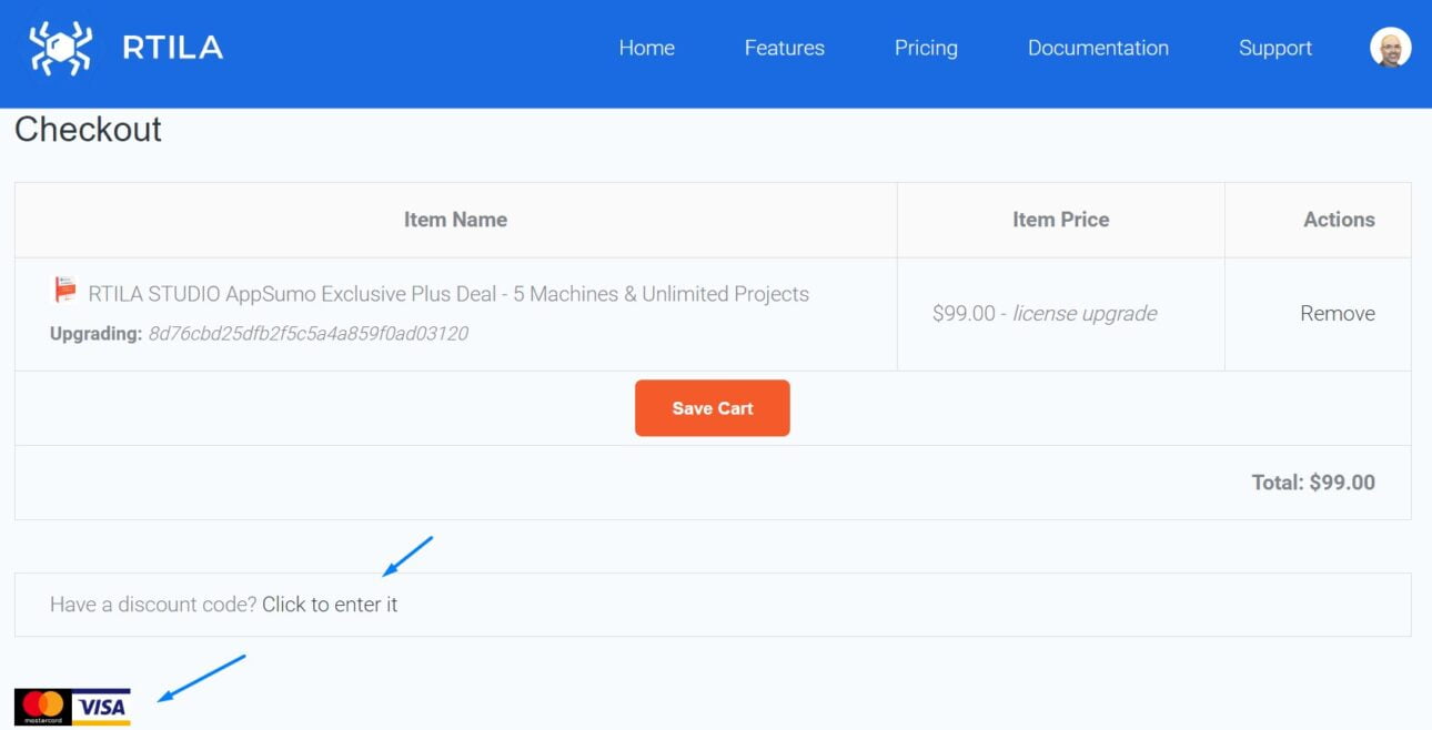 Upgrade a License | RTILA Web Business Automation