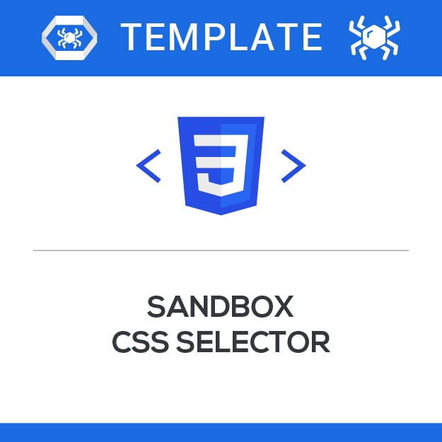 Sandbox Css Selector | RTILA Web Business Automation